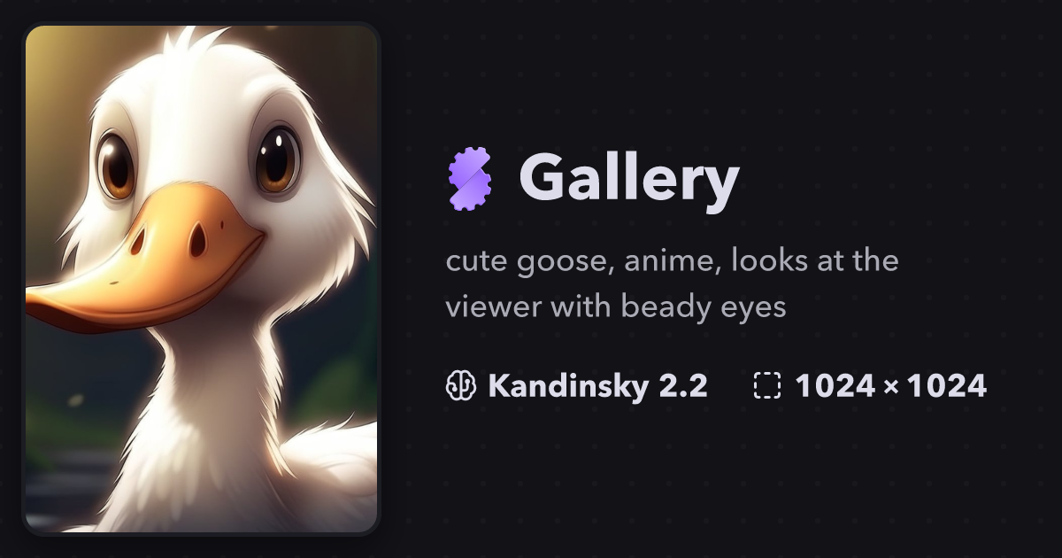 "cute goose, anime, looks at the viewe..." | Gallery | Stablecog