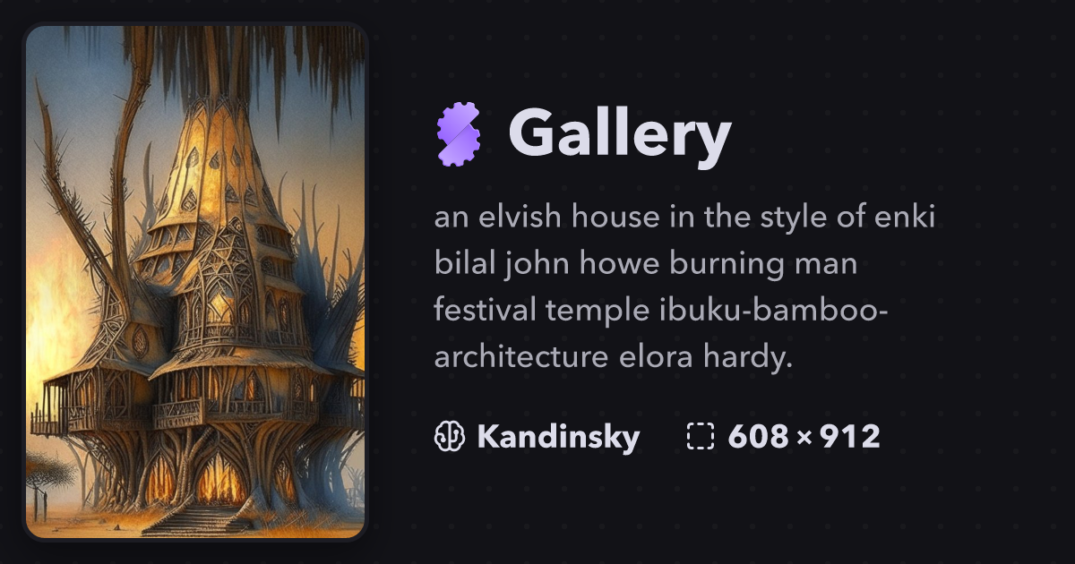 "an elvish house in the style of enki ..." | Gallery | Stablecog