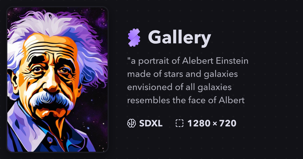 ""a portrait of Alebert Einstein made ..." | Gallery | Stablecog