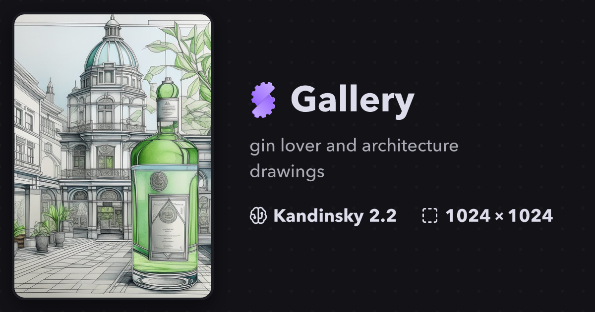 "gin lover and architecture drawings" | Gallery | Stablecog
