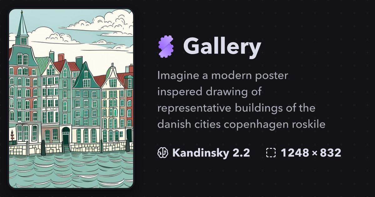 "Imagine a modern poster inspered draw..." | Gallery | Stablecog