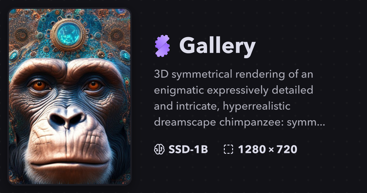 "3D symmetrical rendering of an enigma..." | Gallery | Stablecog