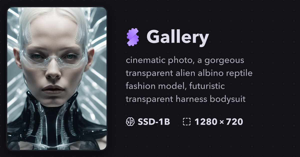 "cinematic photo, a gorgeous transpare..." | Gallery | Stablecog