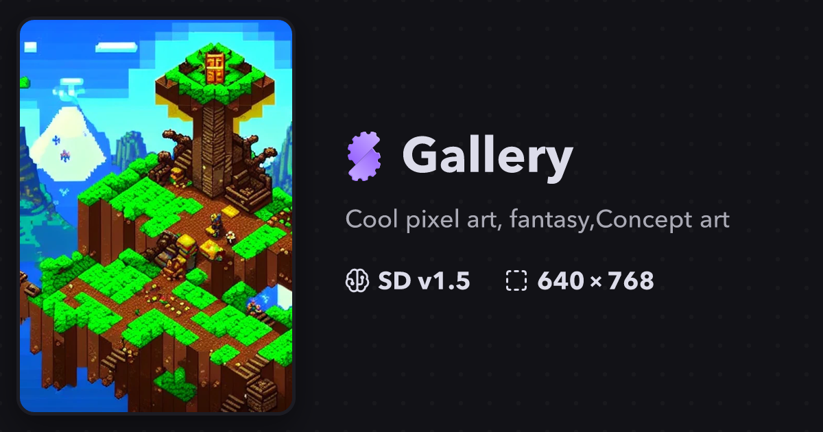 "Cool pixel art, fantasy,Concept art" | Gallery | Stablecog