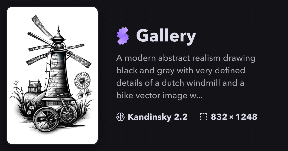 A modern abstract realism drawing black and gray w... | Gallery