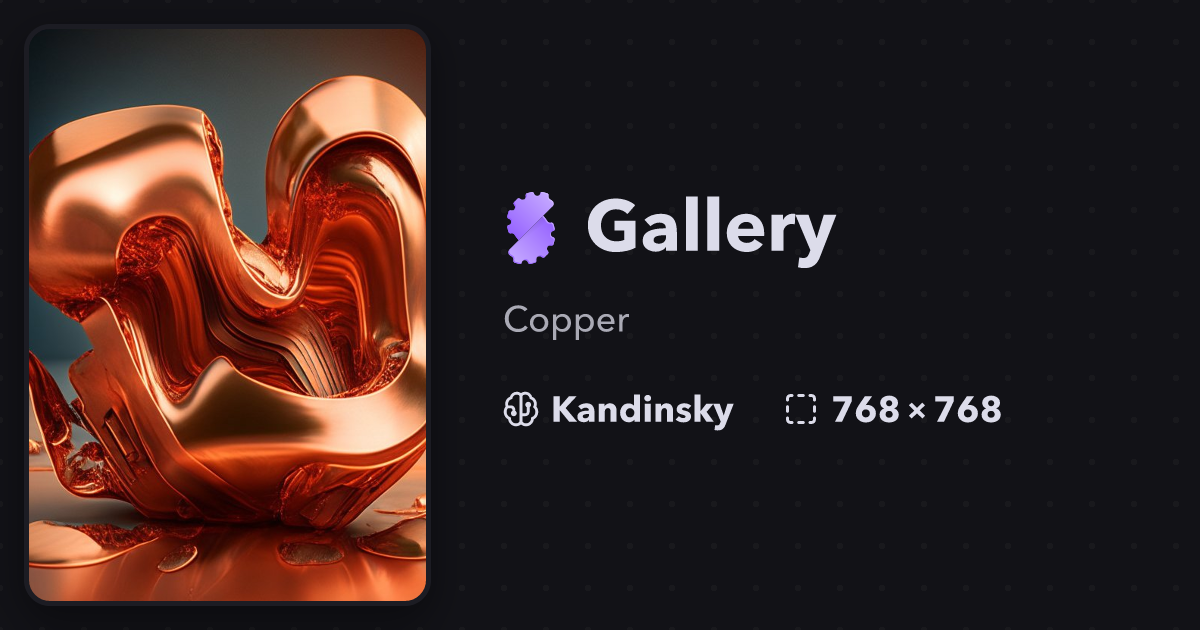 "Copper" | Gallery | Stablecog