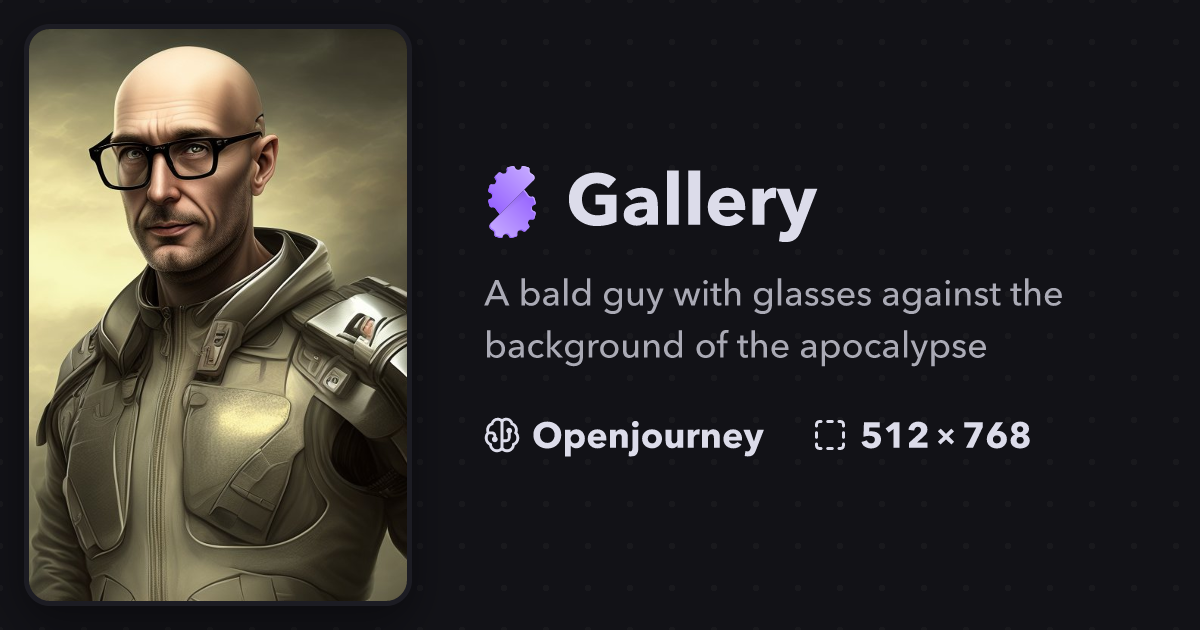 A bald guy with glasses against the background of ... | Gallery