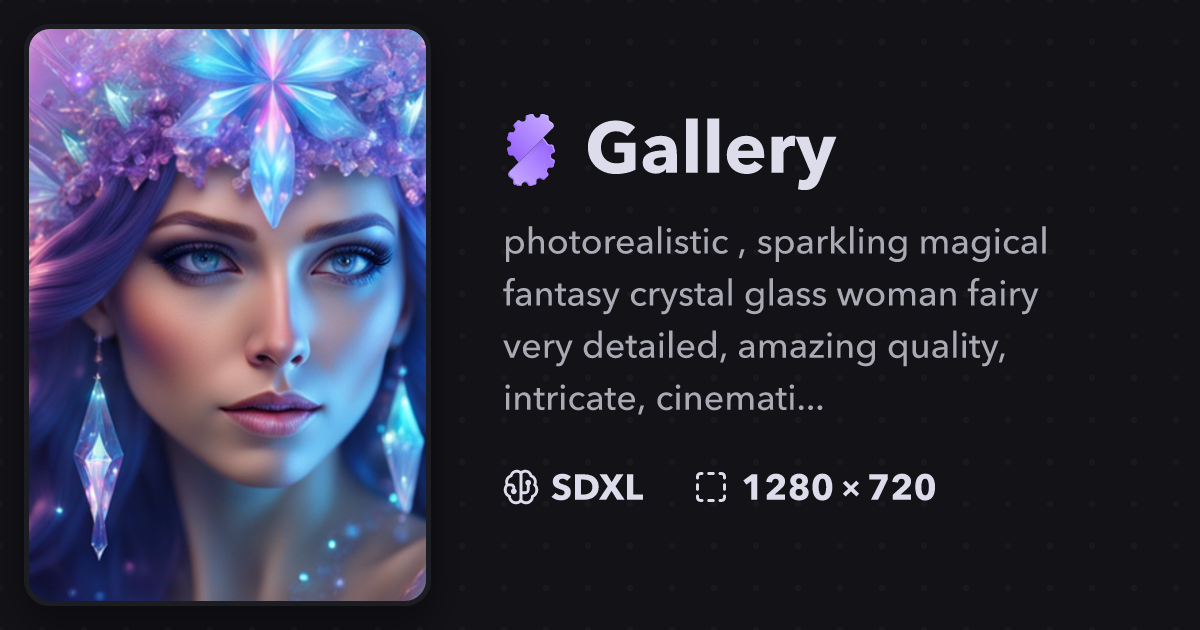 "photorealistic , sparkling magical fa..." | Gallery | Stablecog