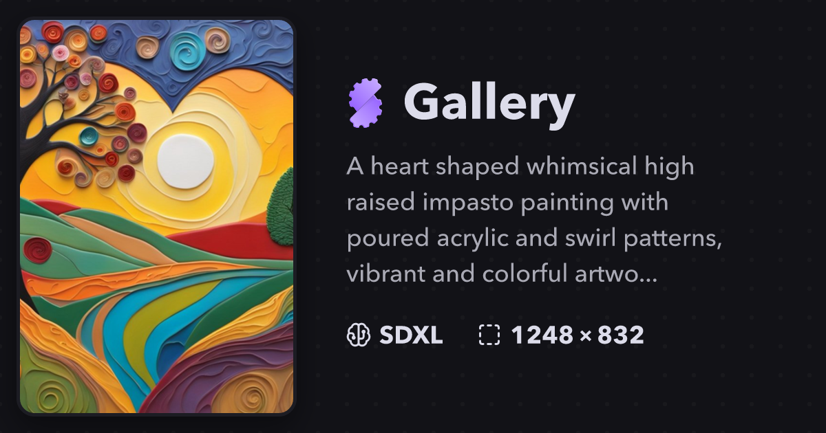 "A heart shaped whimsical high raised ..." | Gallery | Stablecog