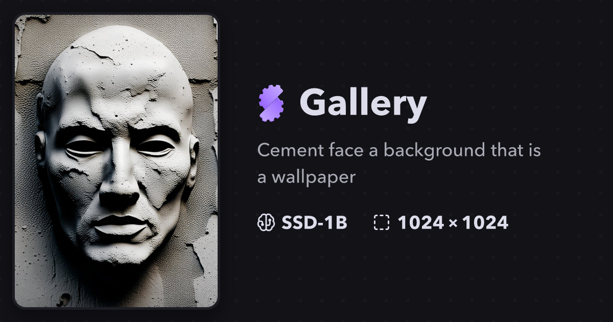 "Cement face a background that is a wallp..." | Gallery | Stablecog