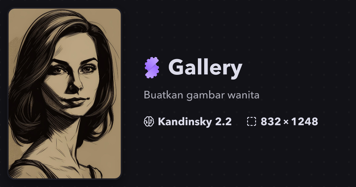 "Buatkan gambar wanita" | Gallery | Stablecog