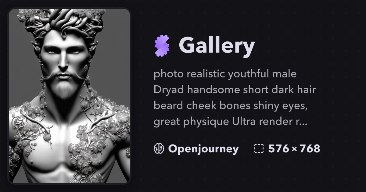 "photo realistic youthful male Dryad hand..." | Gallery | Stablecog