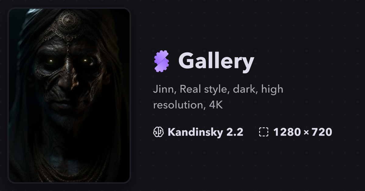 "Jinn, Real style, dark, high resoluti..." | Gallery | Stablecog