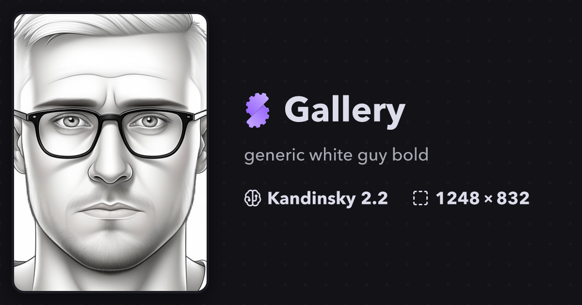 "generic white guy bold" | Gallery | Stablecog