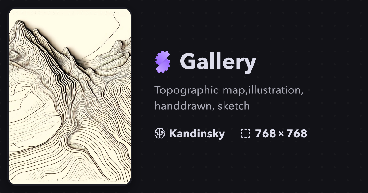 "Topographic map,illustration, handdra..." | Gallery | Stablecog