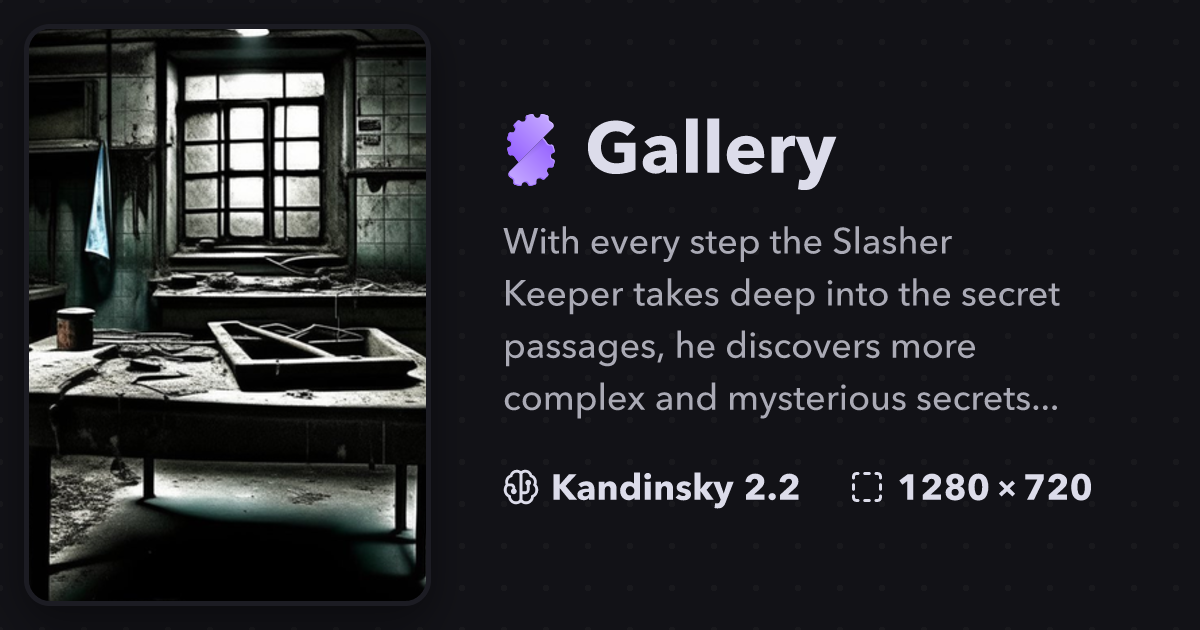 With every step the Slasher Keeper takes deep into... | Gallery