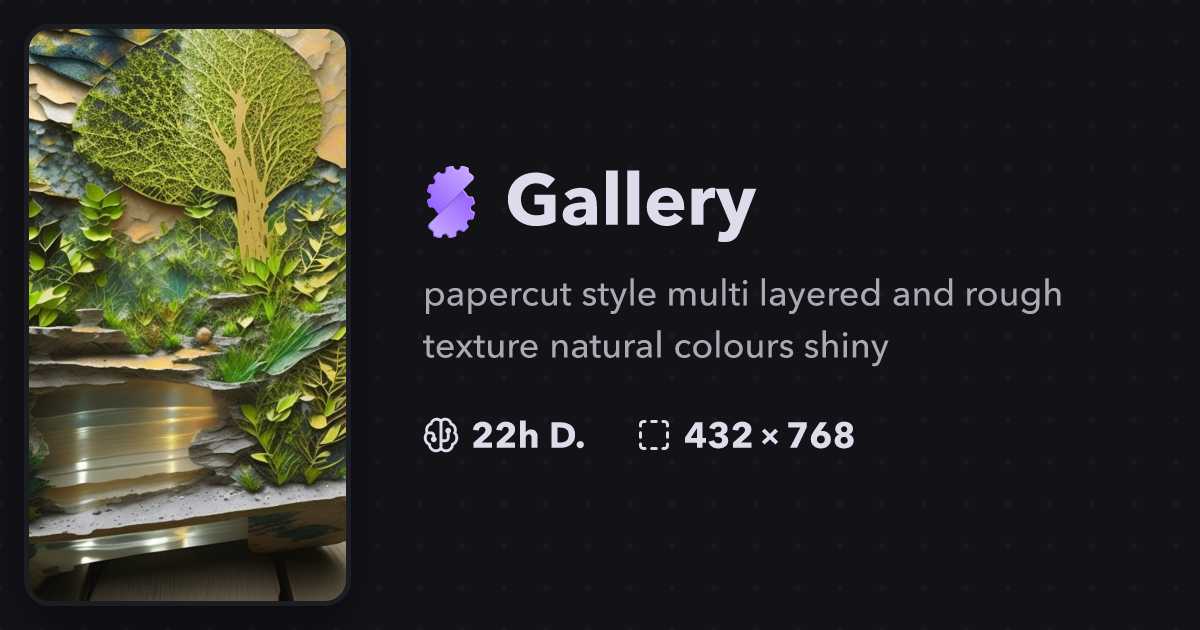 "papercut style multi layered and rough t..." | Gallery | Stablecog