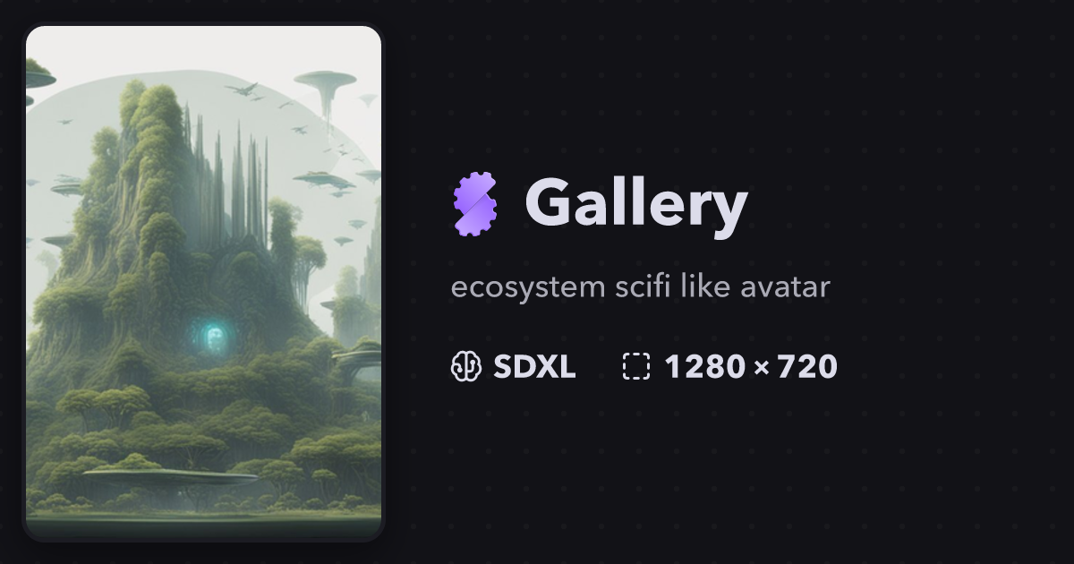"ecosystem scifi like avatar" | Gallery | Stablecog