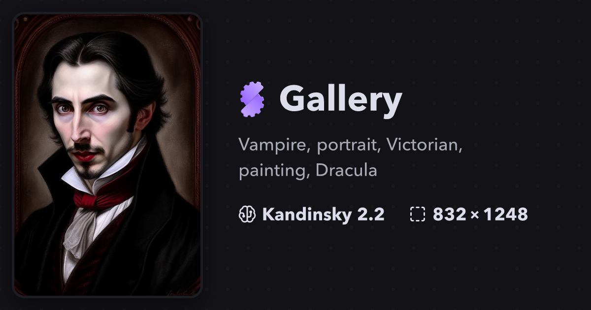 "Vampire, portrait, Victorian, paintin..." | Gallery | Stablecog