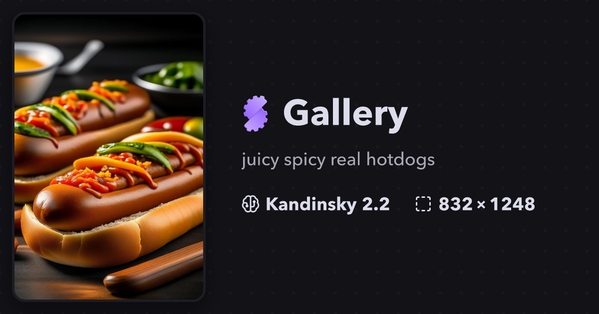 "juicy spicy real hotdogs" | Gallery | Stablecog