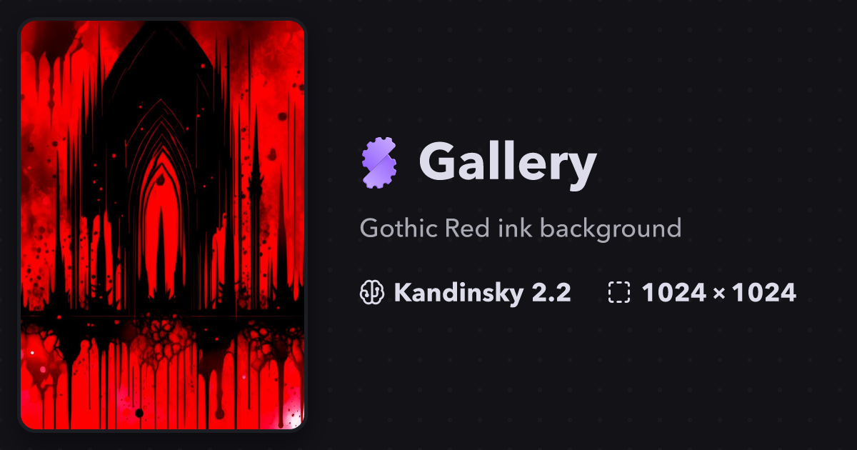 "Gothic Red ink background" | Gallery | Stablecog