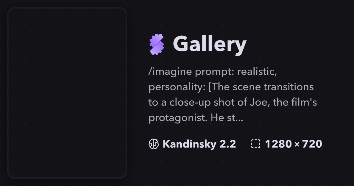 /imagine prompt: realistic, personality: [The scen... | Gallery