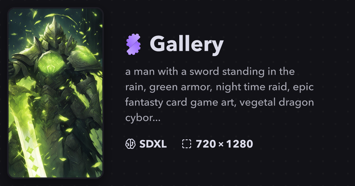 "a man with a sword standing in the ra..." | Gallery | Stablecog