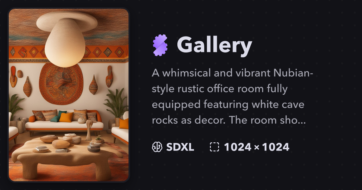 "A whimsical and vibrant Nubian-style ..." | Gallery | Stablecog