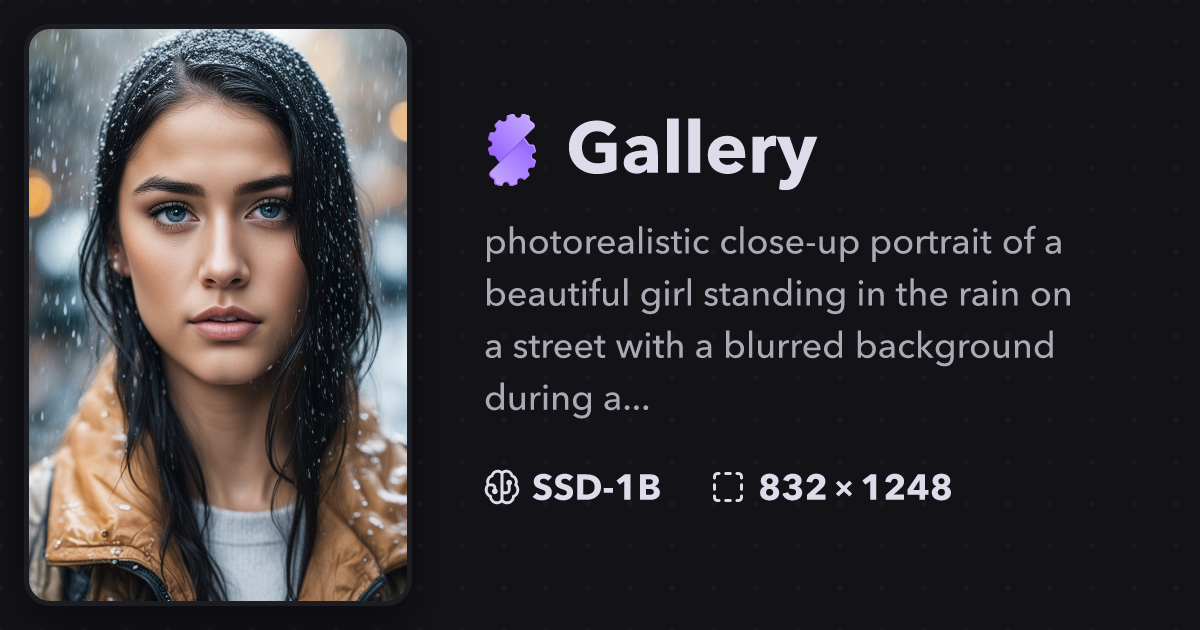 Photorealistic close-up portrait of a beautiful gi... | Gallery