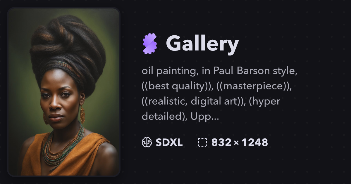 "oil painting, in Paul Barson style, (..." | Gallery | Stablecog