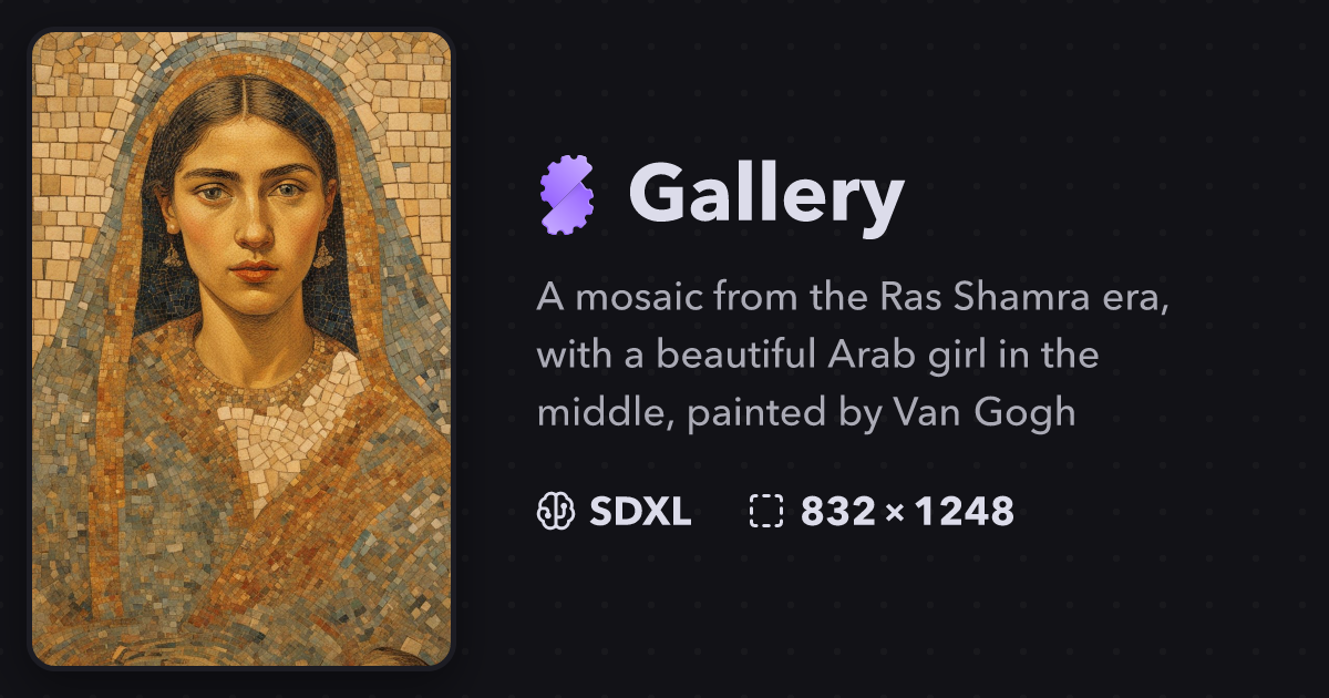 "A mosaic from the Ras Shamra era, wit..." | Gallery | Stablecog