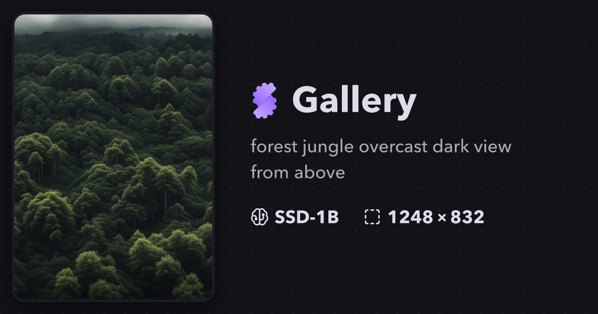 "forest jungle overcast dark view from..." | Gallery | Stablecog
