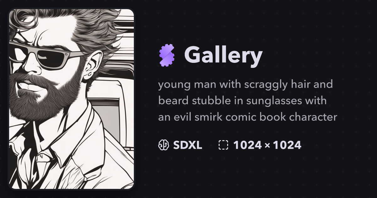 "young man with scraggly hair and bear..." | Gallery | Stablecog