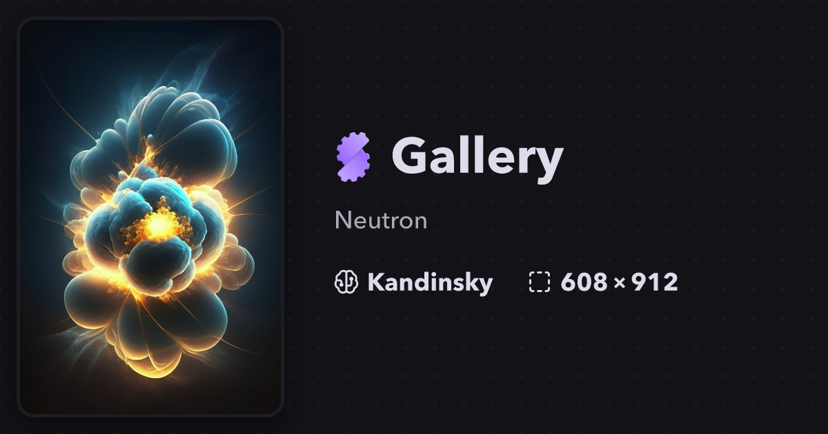 "Neutron" | Gallery | Stablecog