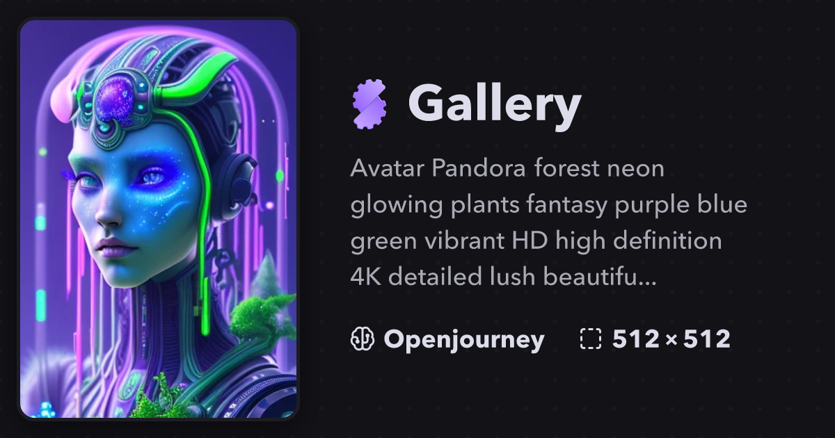 "Avatar Pandora forest neon glowing pl..." | Gallery | Stablecog