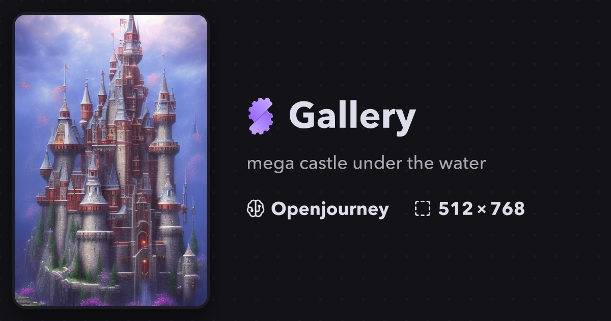 "mega castle under the water" | Gallery | Stablecog