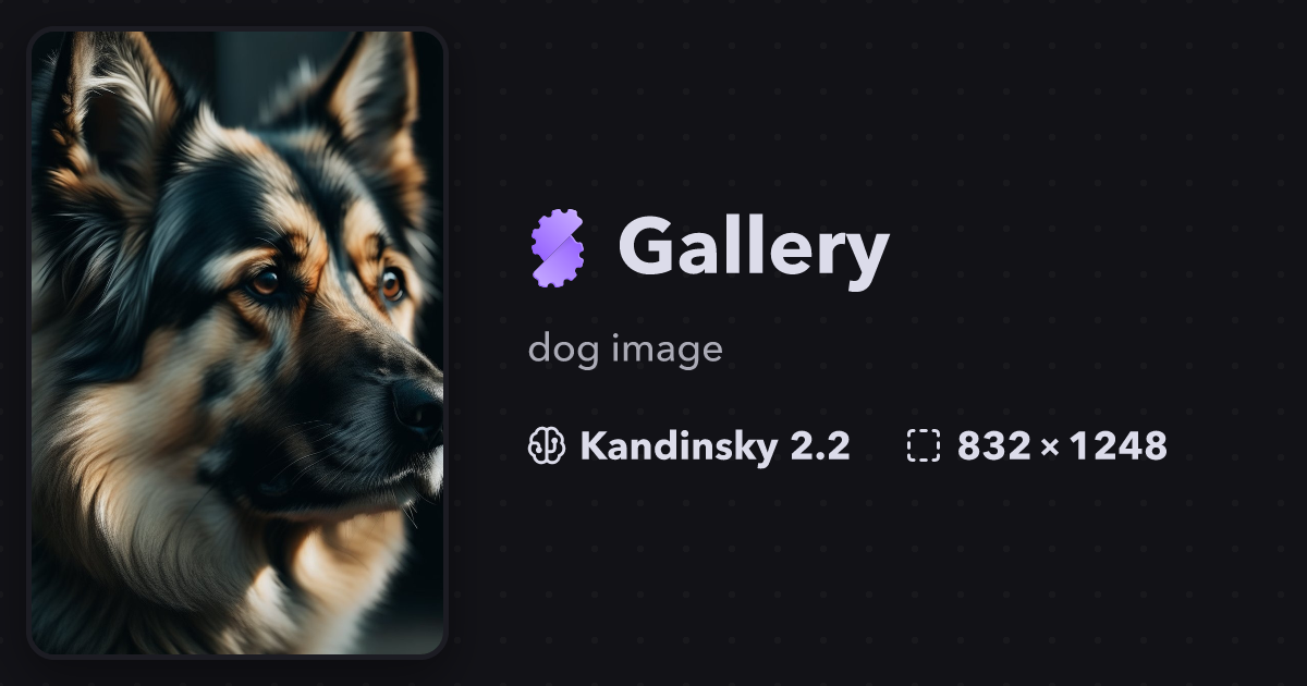 "dog image" | Gallery | Stablecog