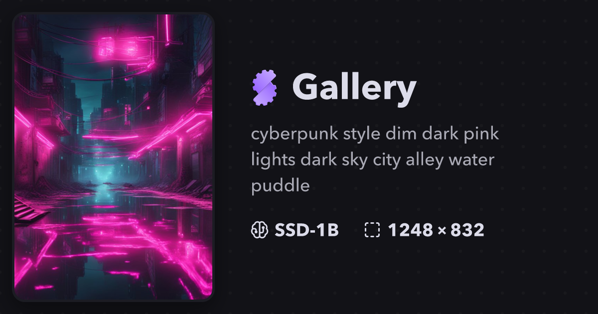 "cyberpunk style dim dark pink lights ..." | Gallery | Stablecog
