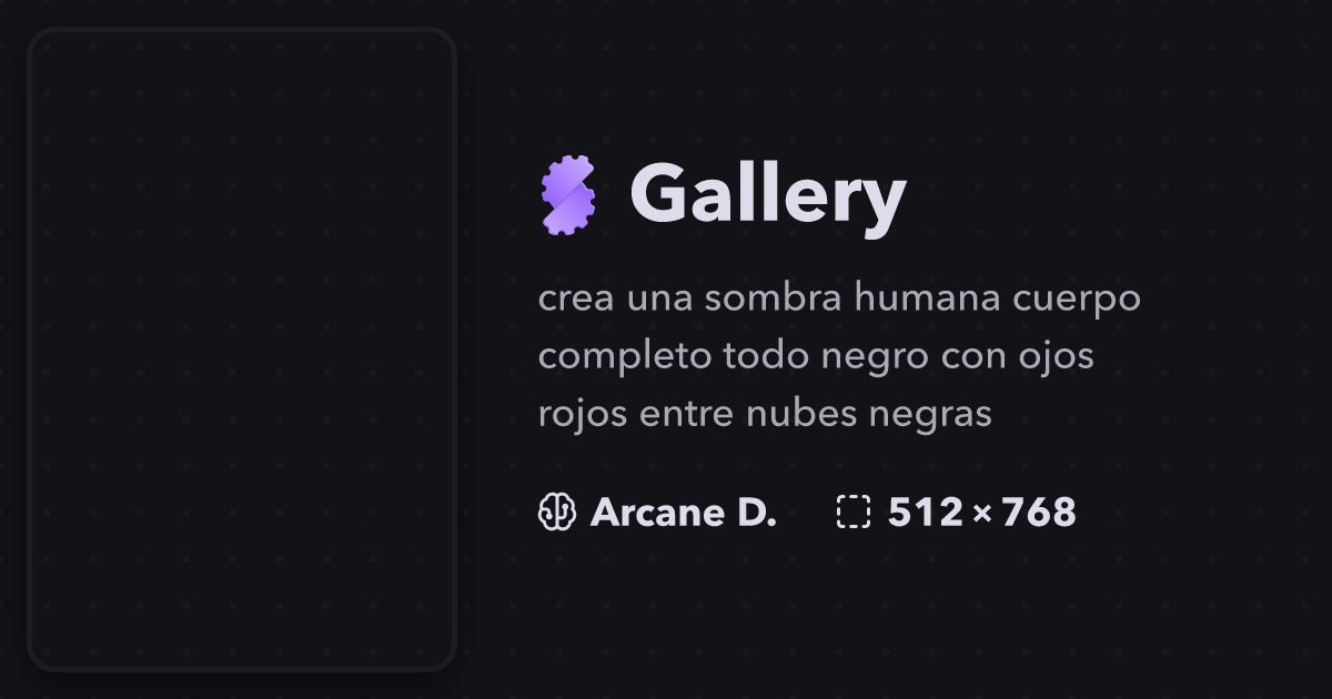 "crea una sombra humana cuerpo completo t..." | Gallery | Stablecog