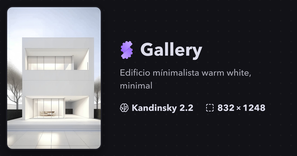 "Edificio mínimalista warm white, minimal" | Gallery | Stablecog