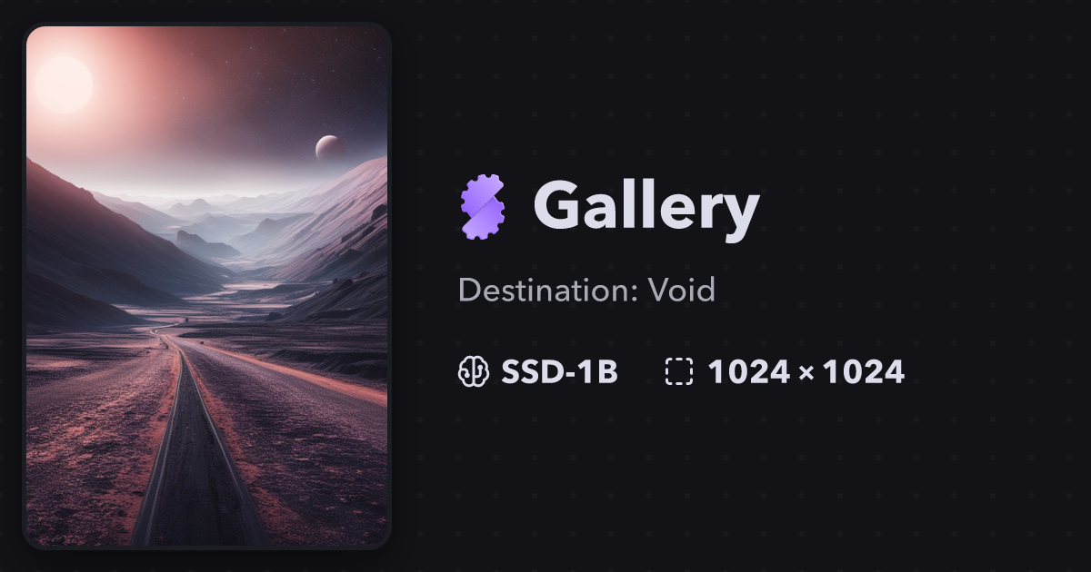 "Destination: Void" | Gallery | Stablecog