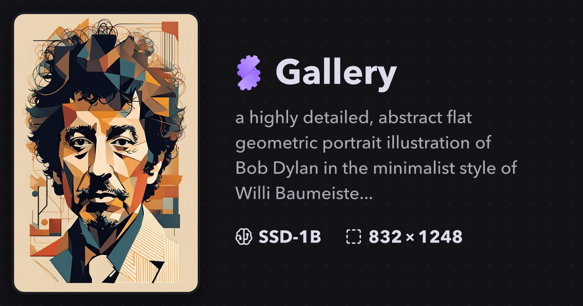 "a highly detailed, abstract flat geom..." | Gallery | Stablecog