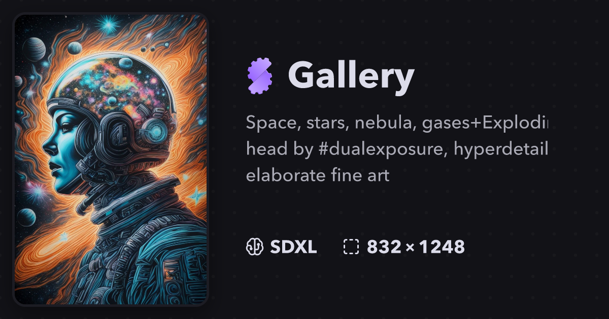 "Space, stars, nebula, gases+Exploding..." | Gallery | Stablecog