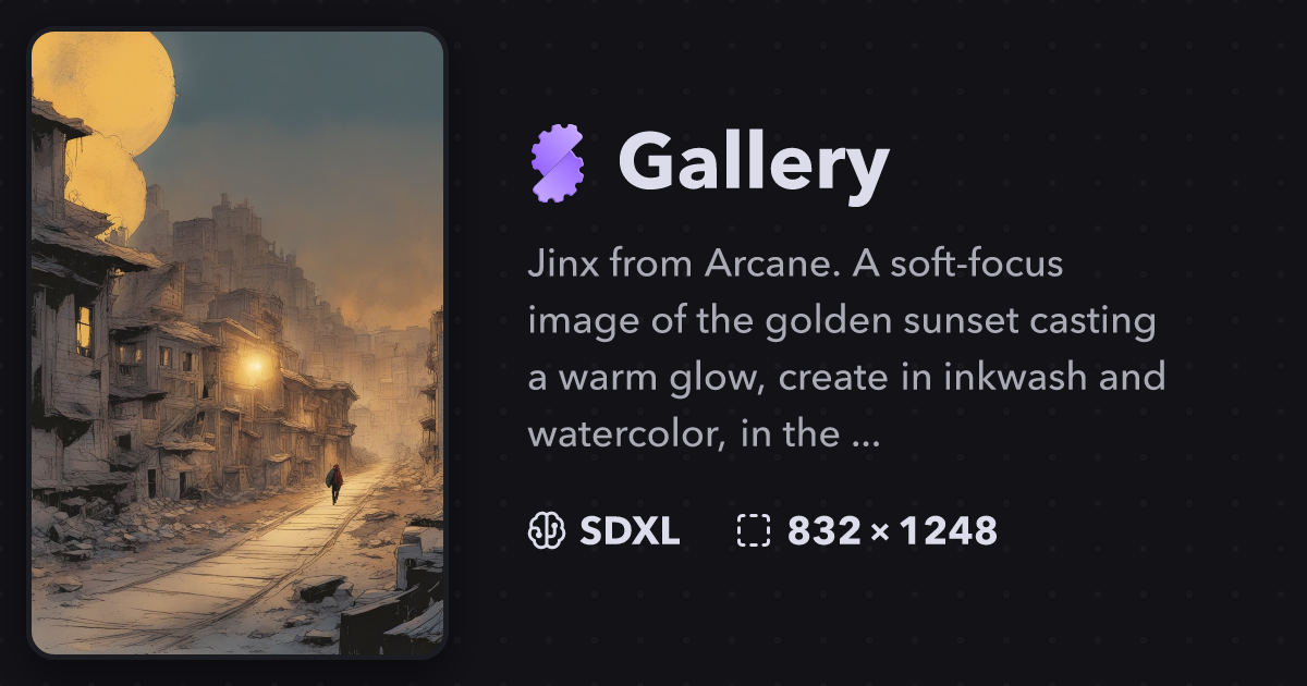 Jinx from Arcane. A soft-focus image of the golden... | Gallery