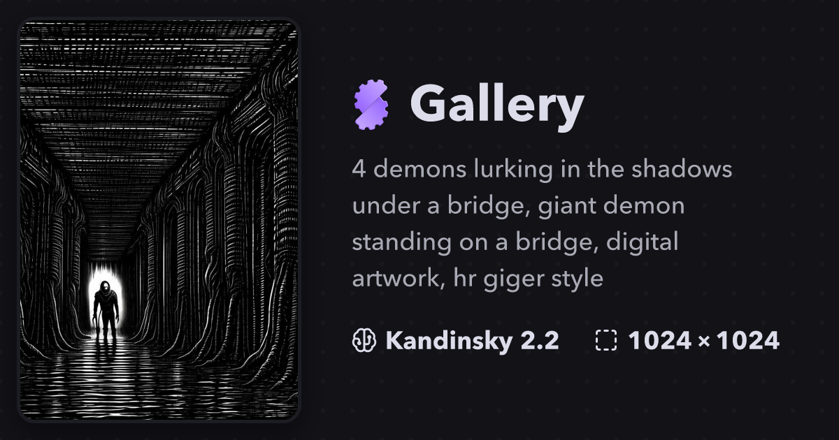 "4 demons lurking in the shadows under..." | Gallery | Stablecog