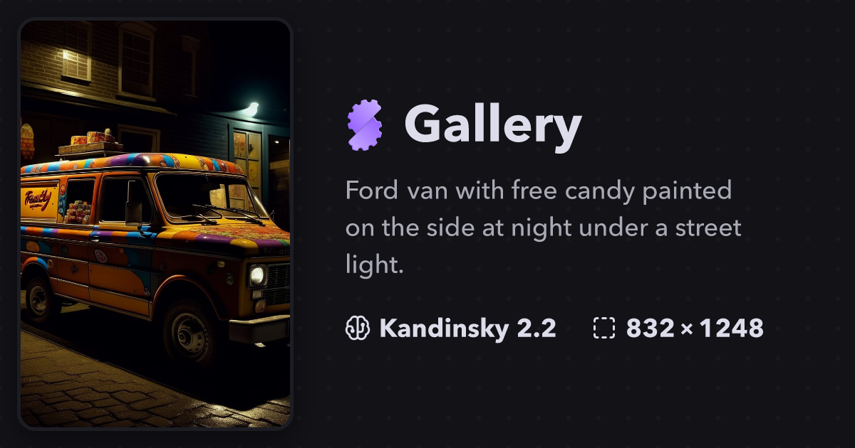"Ford van with free candy painted on t..." | Gallery | Stablecog