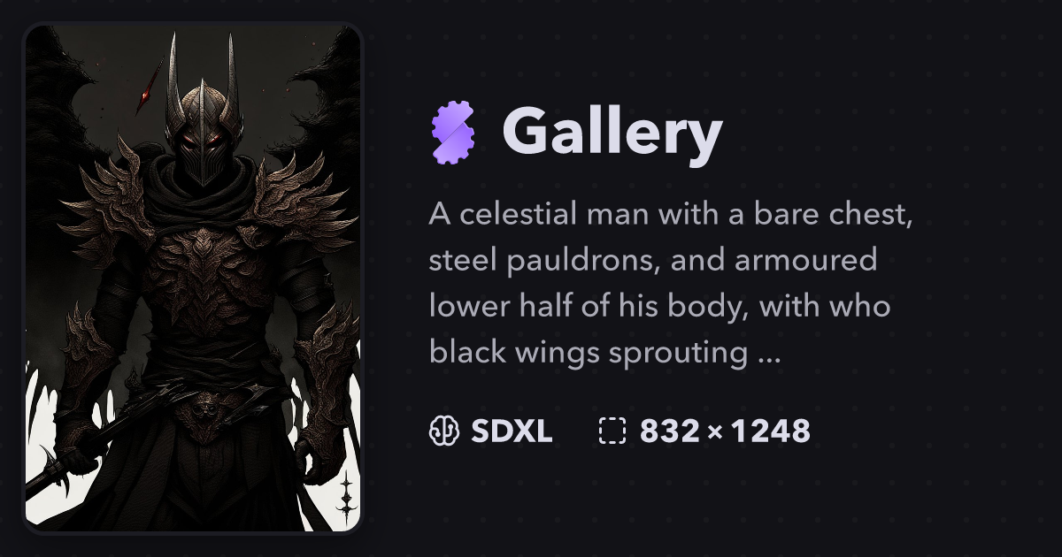 "A celestial man with a bare chest, st..." | Gallery | Stablecog