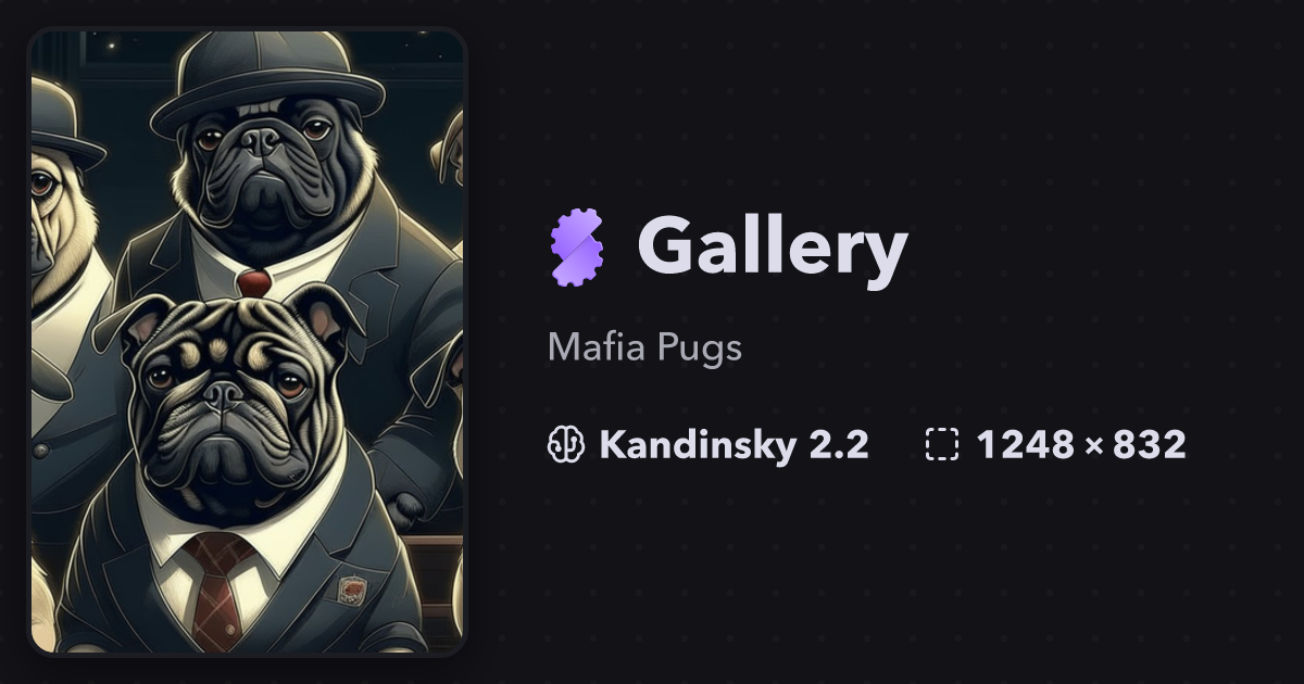 "Mafia Pugs" | Gallery | Stablecog