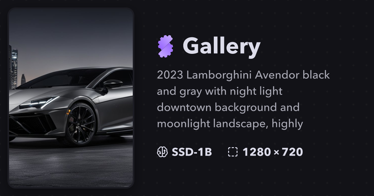 "2023 Lamborghini Avendor black and gr..." | Gallery | Stablecog