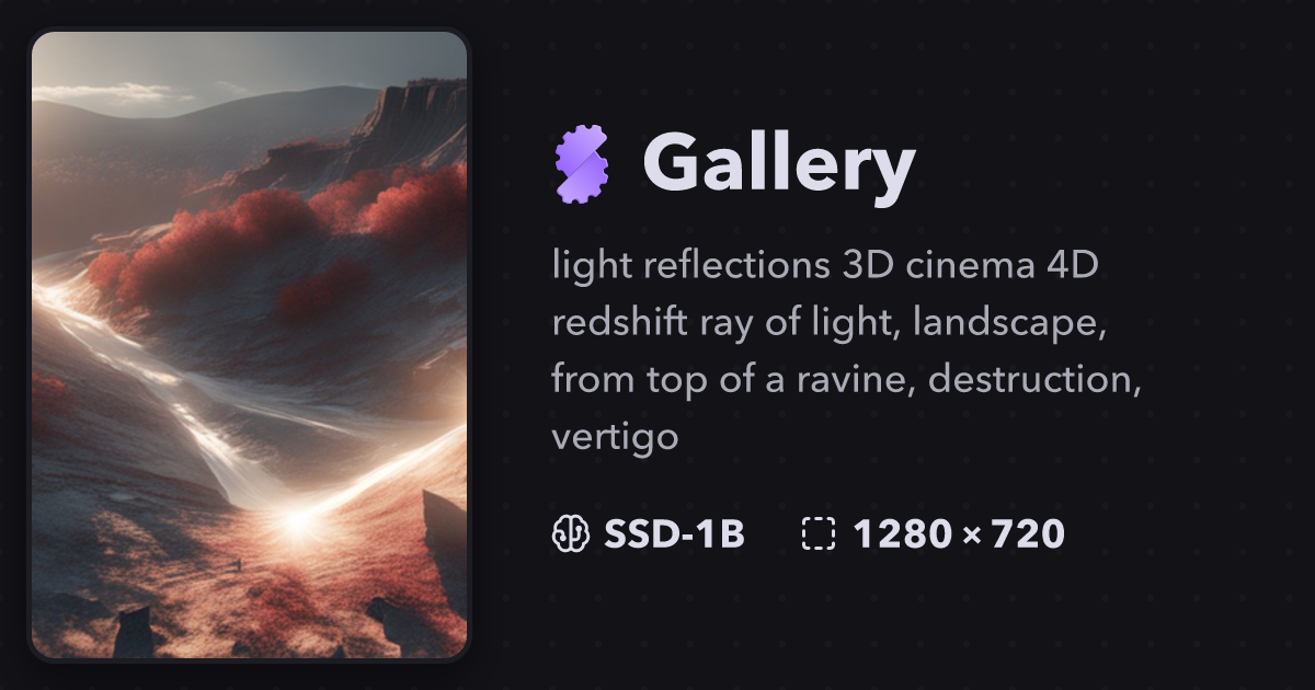 "light reflections 3D cinema 4D redshi..." | Gallery | Stablecog